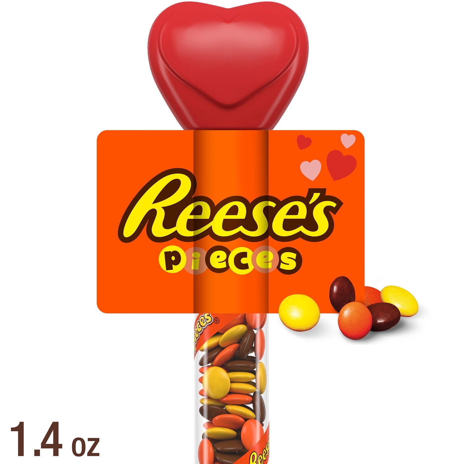 Reese's Pieces Peanut Butter in a Crunchy Shell Valentine's Candy,1 ...