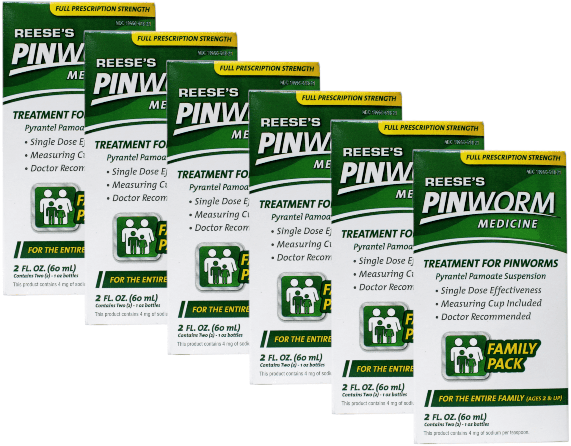 Reese's Pinworm Medicine Family Pack Banana Flavor 2 oz Pack of 6 ...