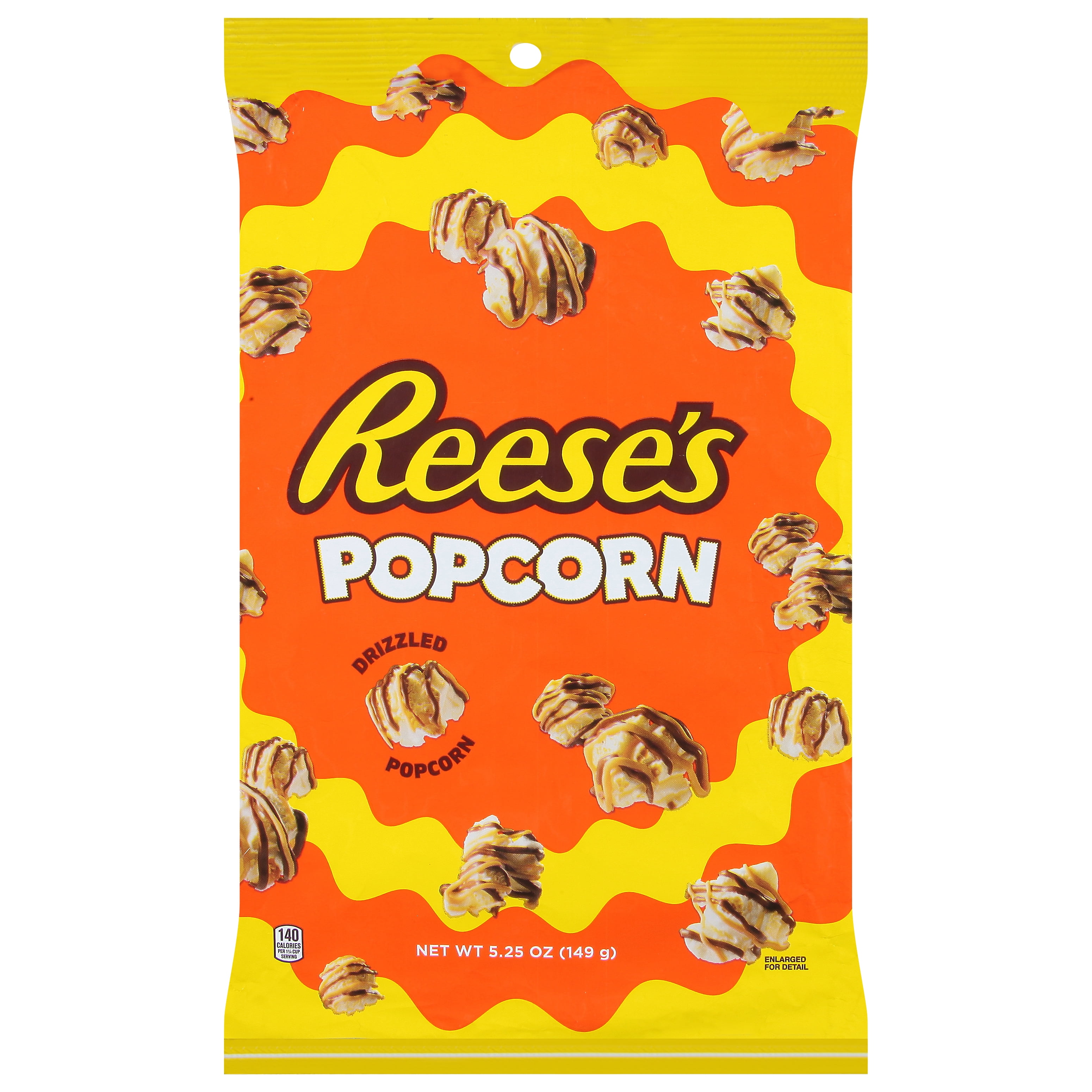 Reese's Popcorn Chocolate Peanut Butter 5.25 oz (Pack Of 12) - Walmart.com