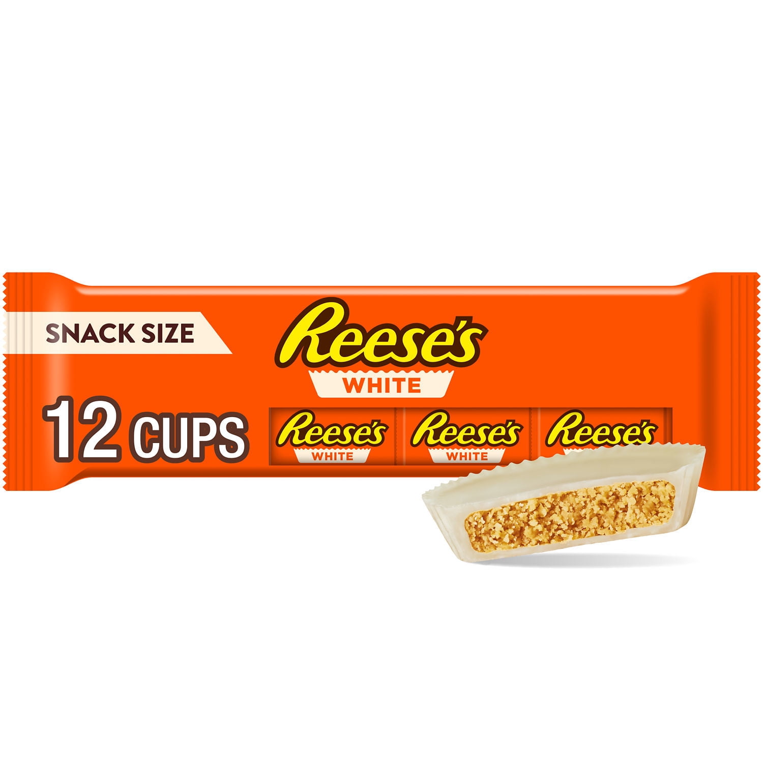 Reese's White Creme Snack Size Peanut Butter Cups,(1PK) - Walmart.com
