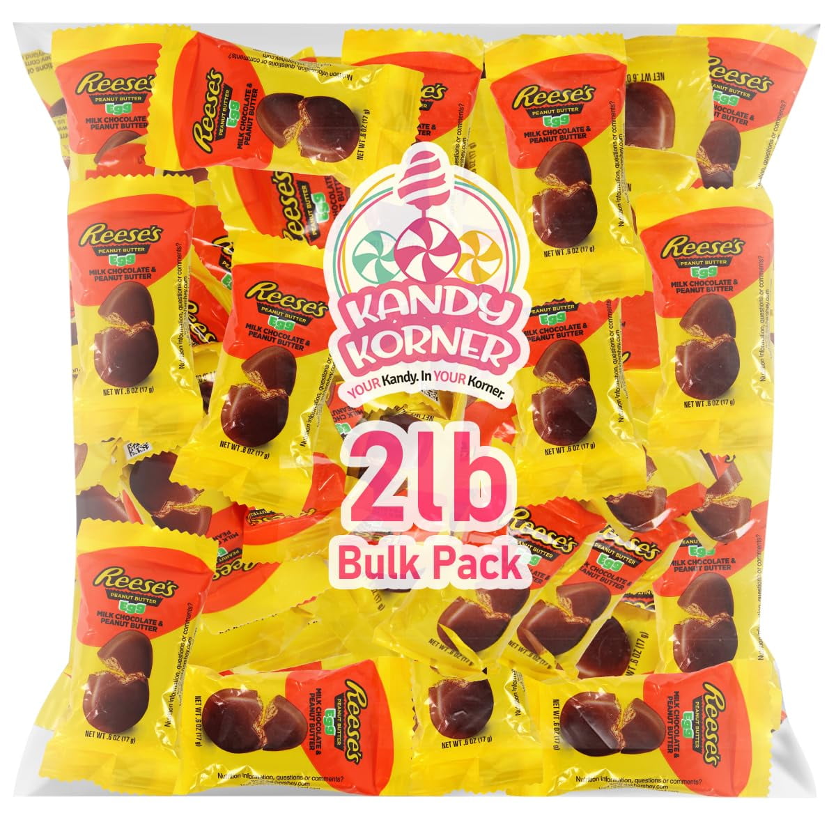 Reeseâ€™sPeanut Butter Eggs Milk Chocolate Snack Size Confections for ...