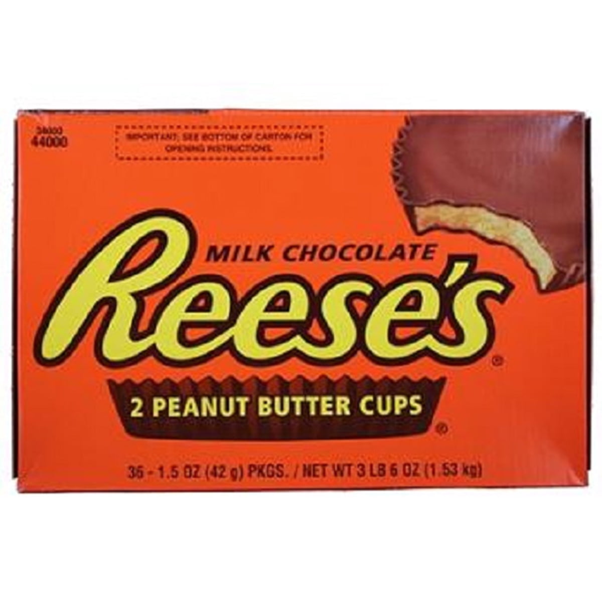 Reeses, Peanut Butter Cups, Count 36 (1.5 oz) - Chocolate Candy / Grab ...