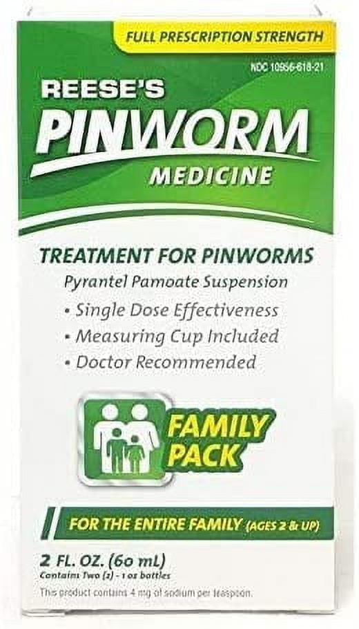 Reeses Pinworm Medicine Liquid for Entire Family, Full Prescription ...