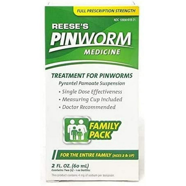 Reeses Pinworm Medicine Liquid for Entire Family, Full Prescription ...