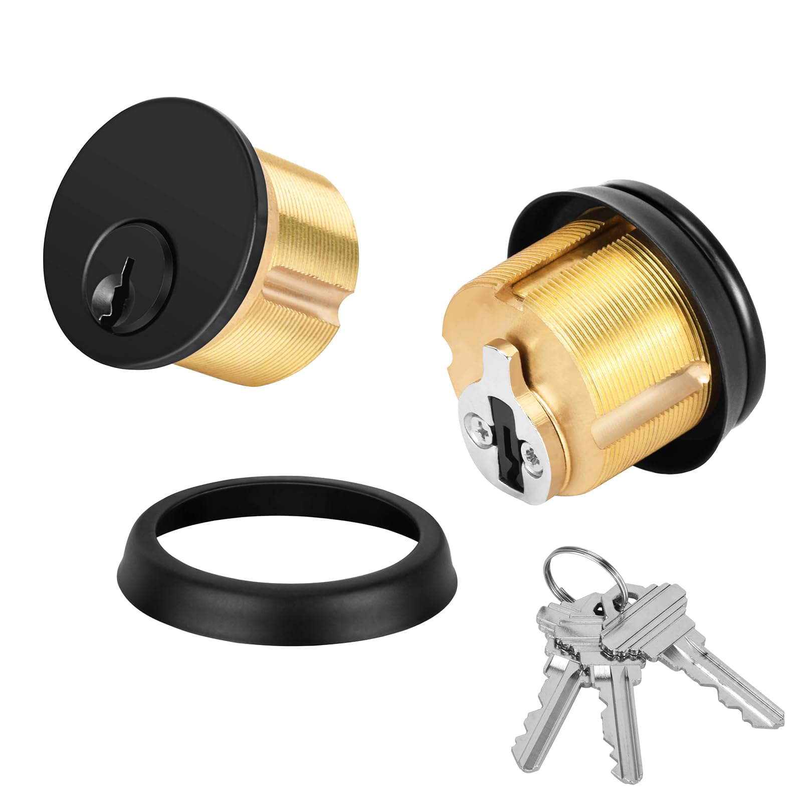 Reetometal Brass Mortise Lock Cylinder for Standard Commercial ...