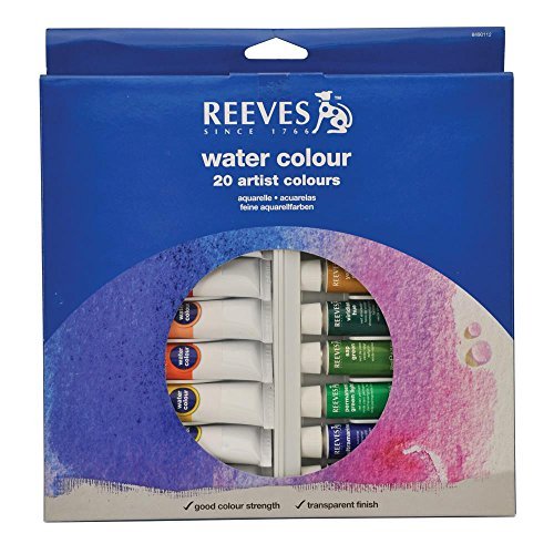 Reeves 20-Pack Water Color Tube Set, 22ml - Walmart.com
