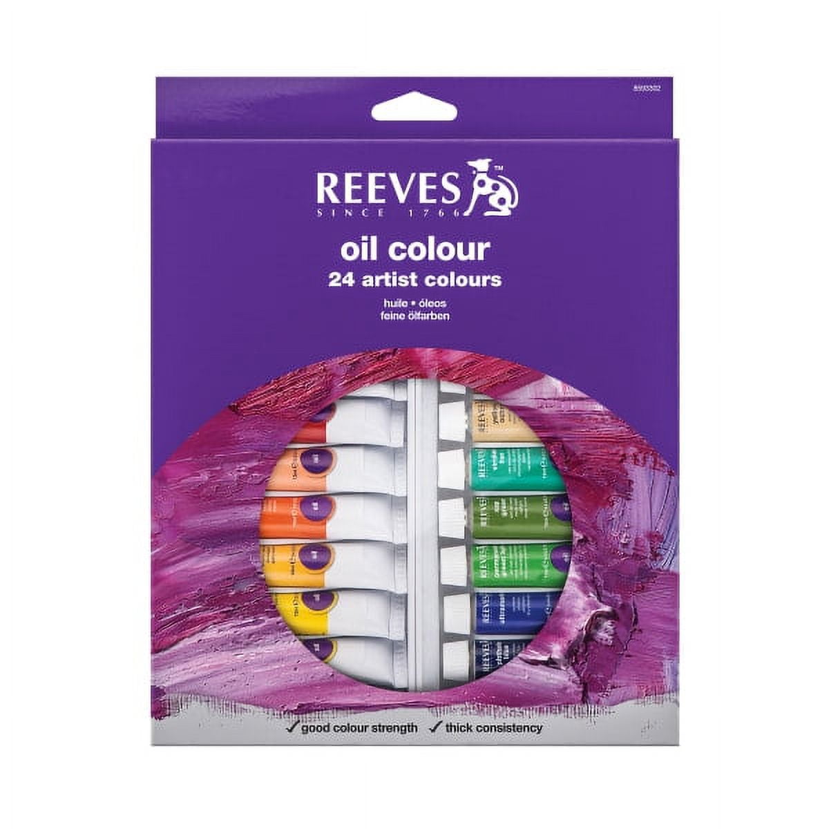 Reeves Oil Color Set, 10 Milliliter Tube, Assorted Colors, Multiple Set ...