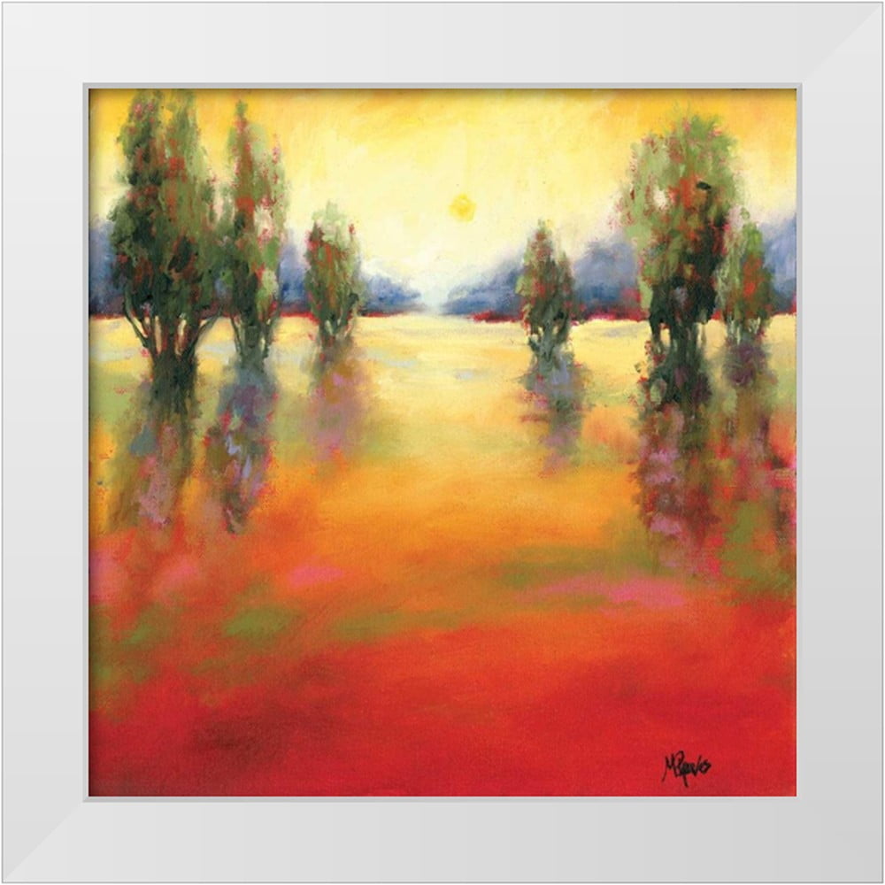 Reeves, Molly 26x26 White Modern Wood Framed Museum Art Print Titled ...