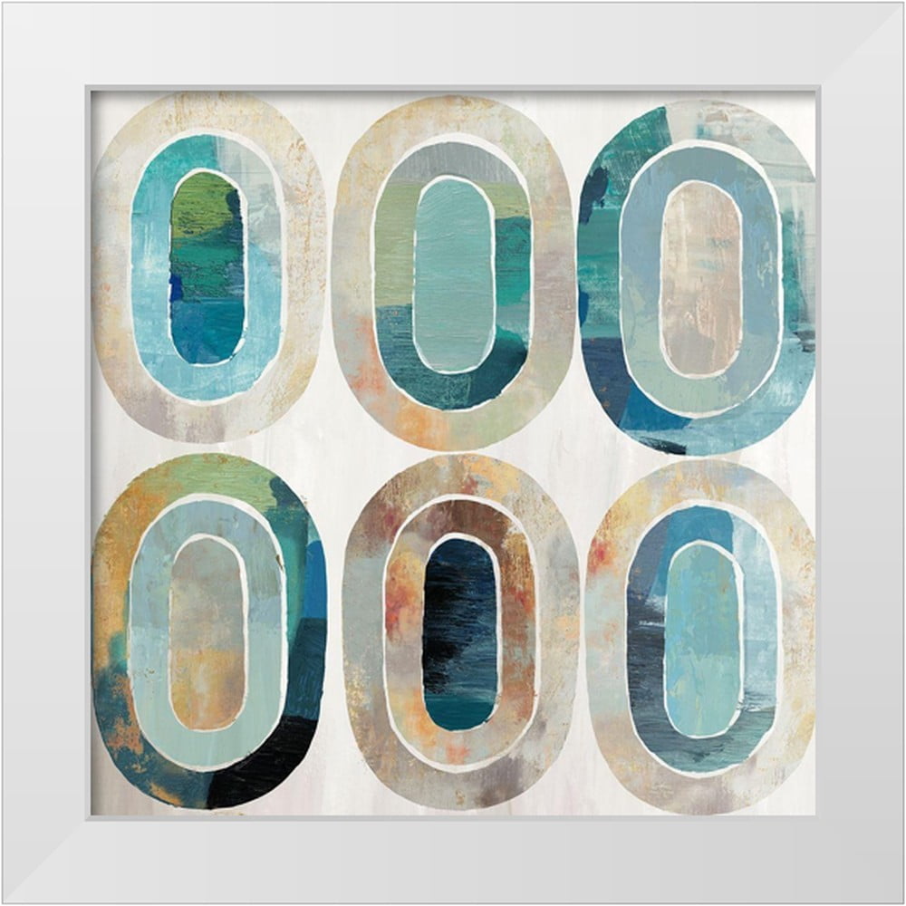 Reeves, Tom 12x12 White Modern Wood Framed Museum Art Print Titled ...