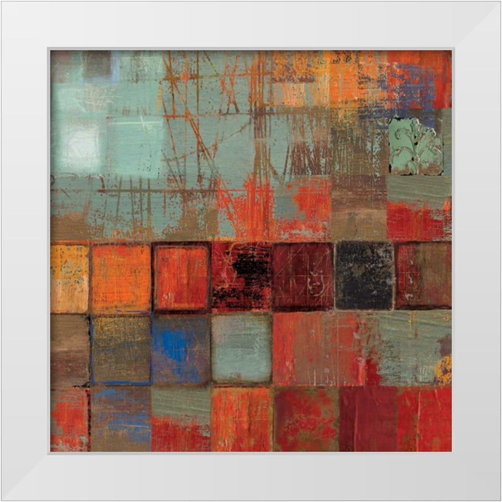 Reeves, Tom 12x12 White Modern Wood Framed Museum Art Print Titled ...