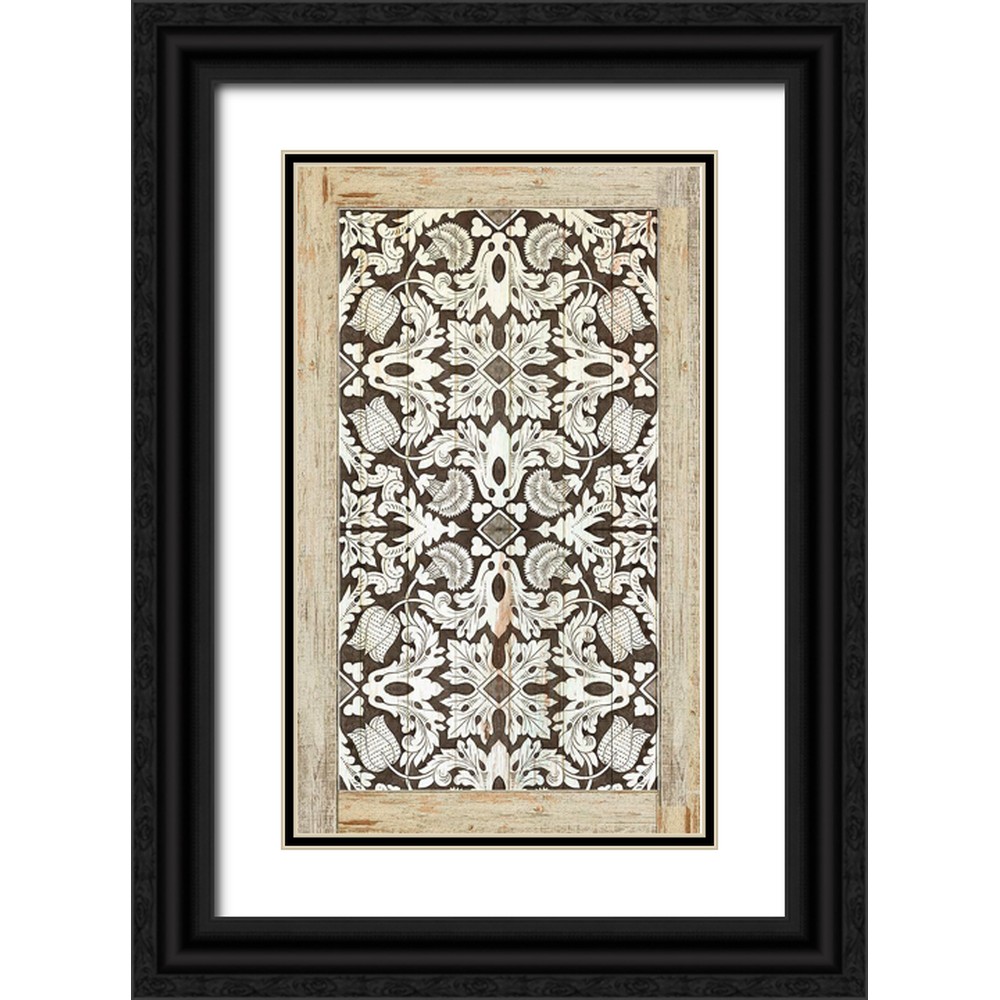 Reeves, Tom 21x32 Black Ornate Wood Framed with Double Matting Museum ...