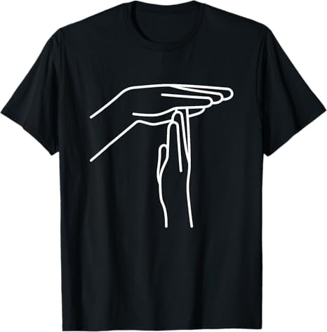 Ref Basketball Technical Foul Hand Symbol - Sign Language T-Shirt ...