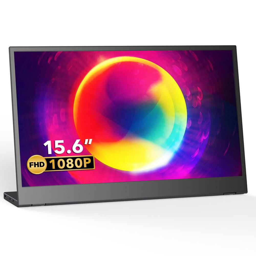 Ref-ur-bi-sh-ed 15.6" FHD Portable Monitor Travel Monitor Business PC ...
