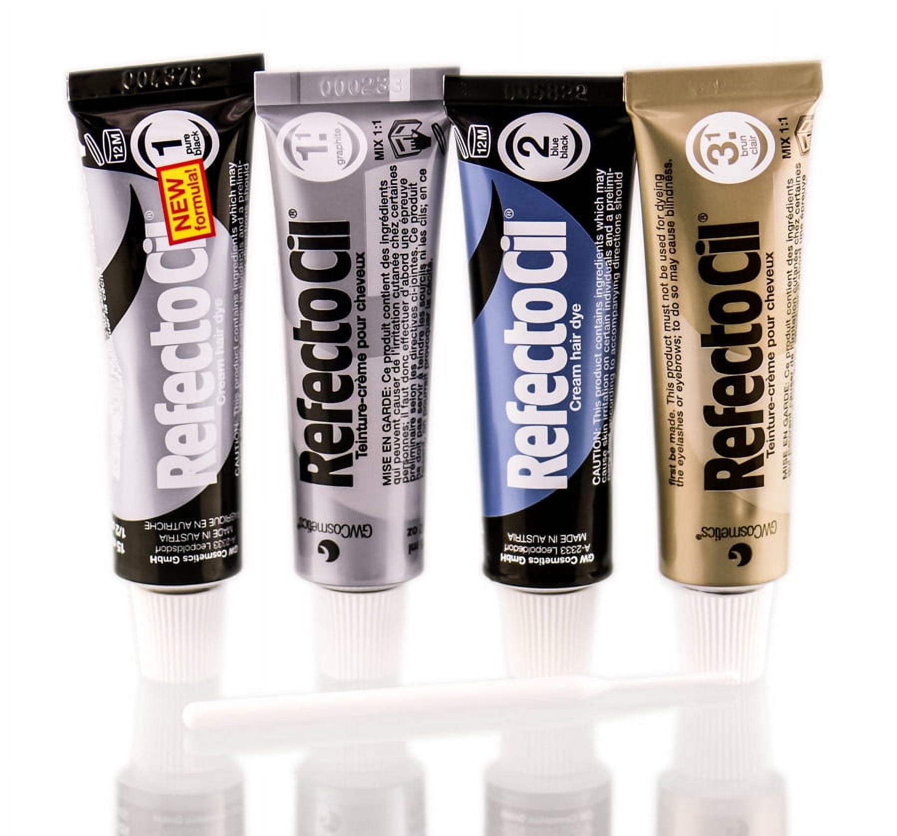 RefectoCil Cream Hair Dye - Color : Pure Black / 1 - Walmart.com