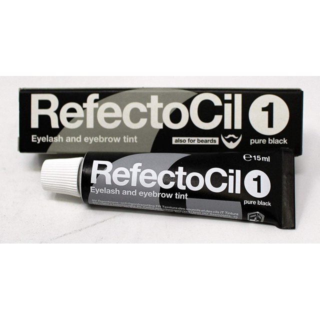 RefectoCil Cream Hair Dye Pure Black - Long Lasting, Resistant to ...