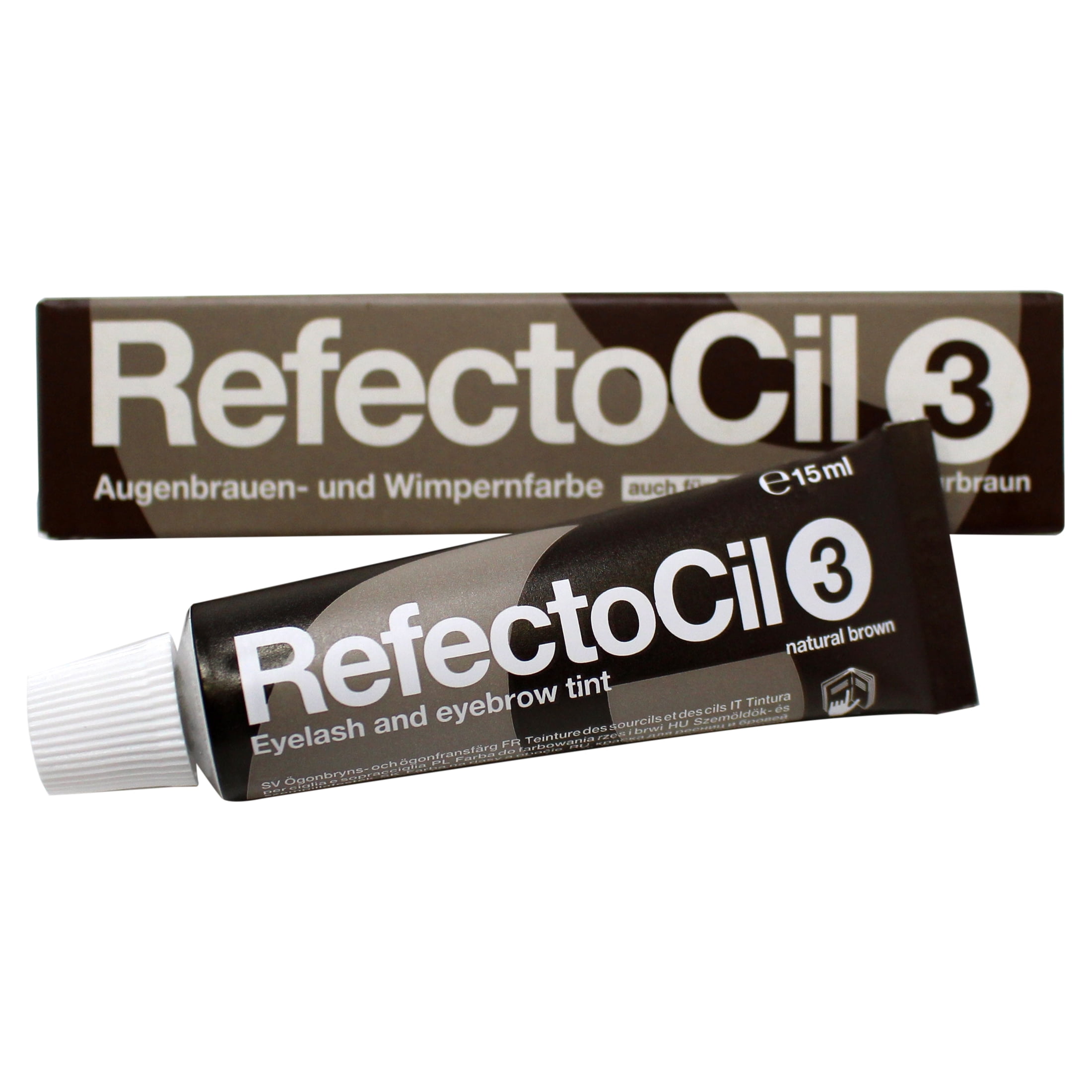 RefectoCil Eyelash and Eyebrow Tint, Brown 0.5 Ounce, Long-Lasting ...