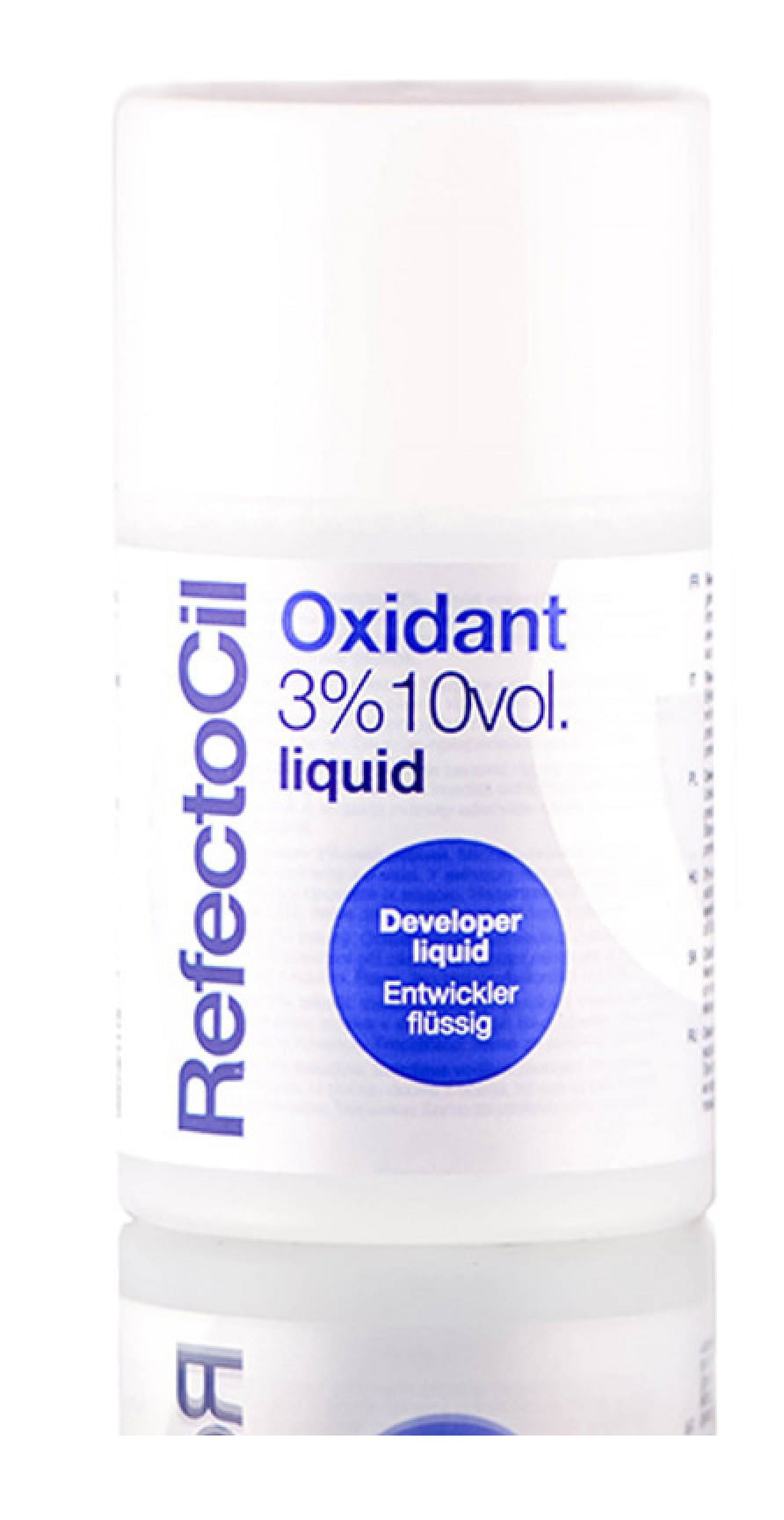 RefectoCil Oxidant 3% 10 Volume Liquid Developer 3.38 oz for Eyelash ...