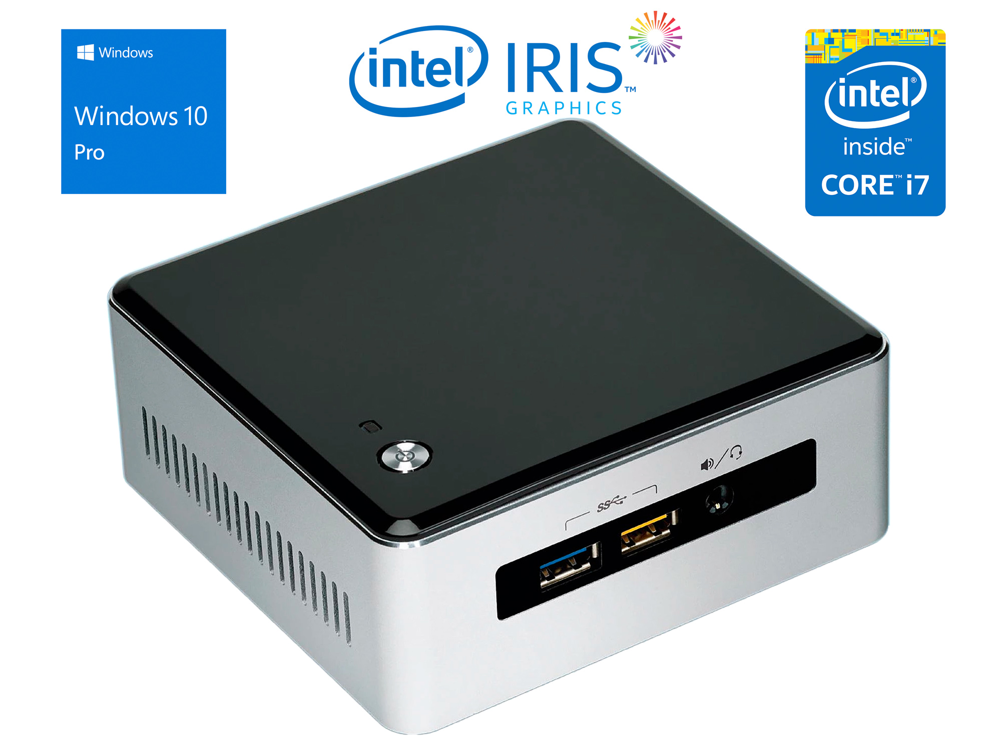 Referbished Intel NUC5i7RYH Mini Desktop, Intel Dual-Core i7-5557U Upto ...