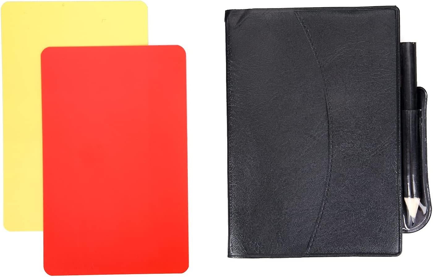 Referee Card Set Warning Referee Red and Yellow Cards Score Book with ...