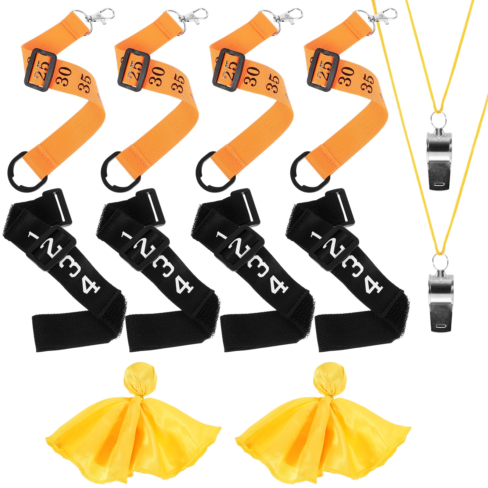 Referee Chain Clips Football Numbered Band Soccer Supplies Uniform Set ...