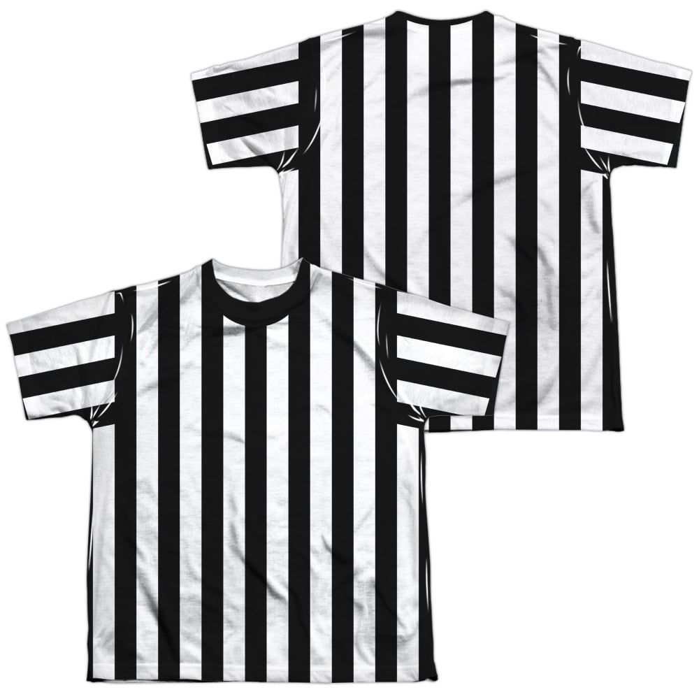 Referee Shirt (Front - Back Print) - Youth Short Sleeve Shirt - Large ...