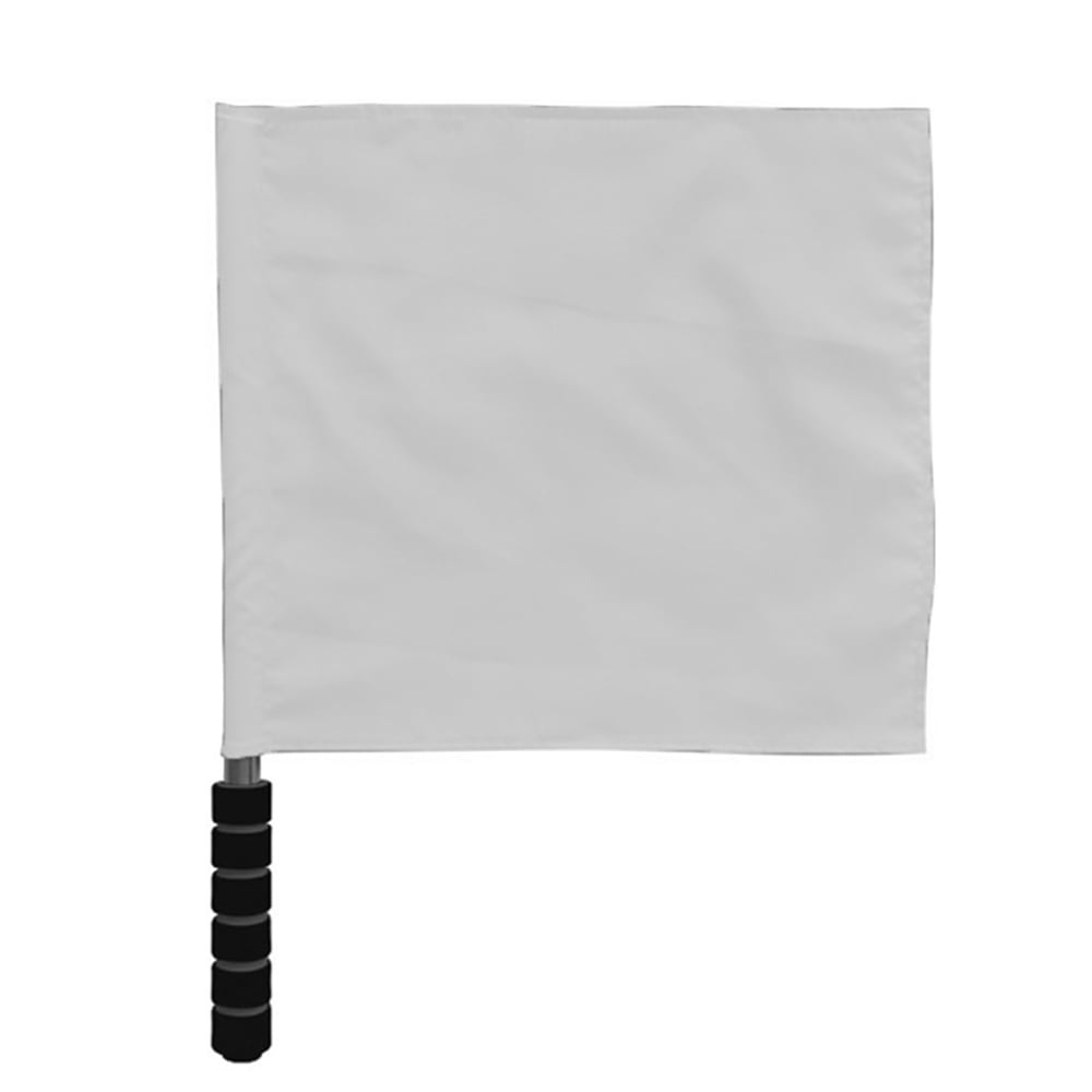 Referee flag stainless steel command hand flag red signal flag sponge ...