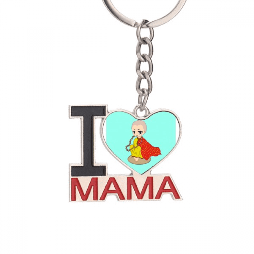 Reference Monks Keychain Metal Keyring Holder Love MAMA Mother ...