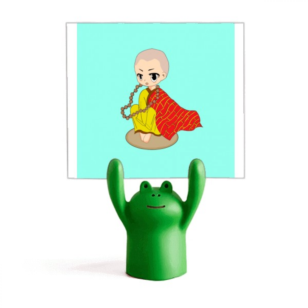 Reference Monks Memo Holder Cartoon Animal Frog Stand Decoration ...