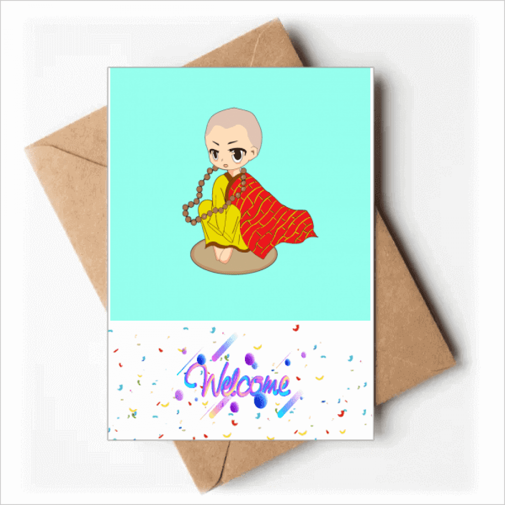 Reference Monks Welcome Back Greeting Cards Envelopes Blank - Walmart.com