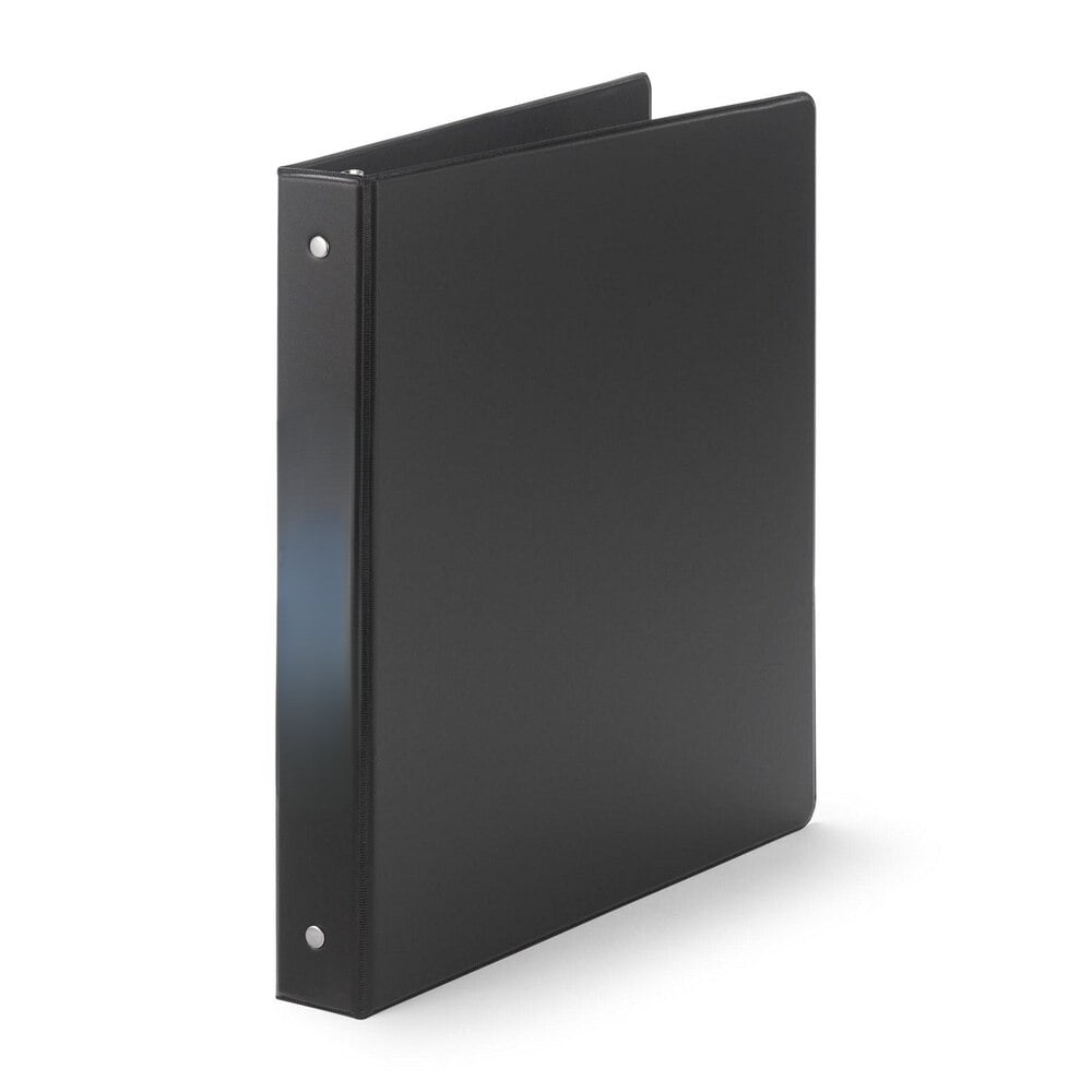 Reference Round 1-Inch Binder, Black - Walmart.com