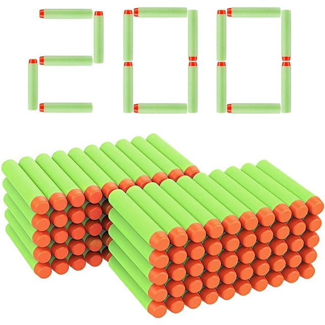 YagoDago Foam Dart Refills, 200pcs Ammo Pack for Nerf N-Strike Elite ...
