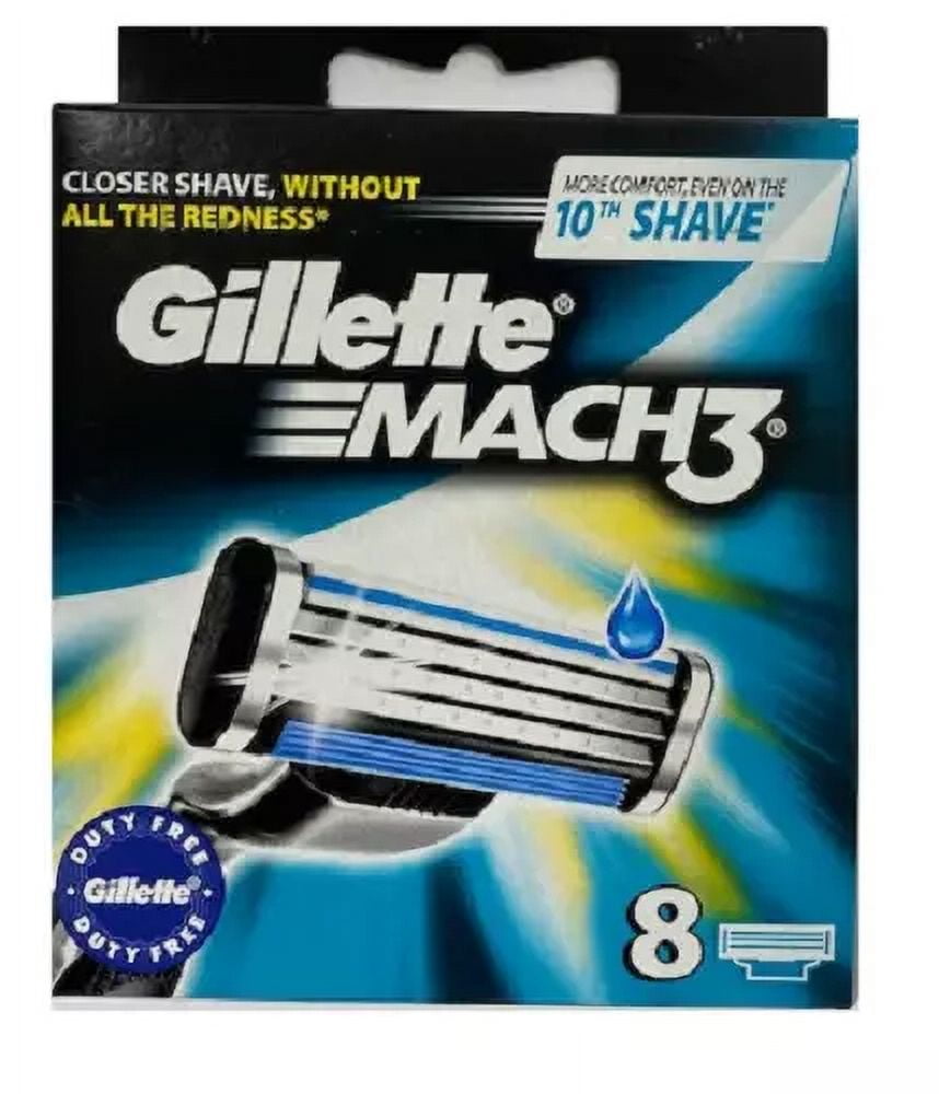 Refill Cartridge Razor Blades for Mach 3 (8 Count) - Walmart.com