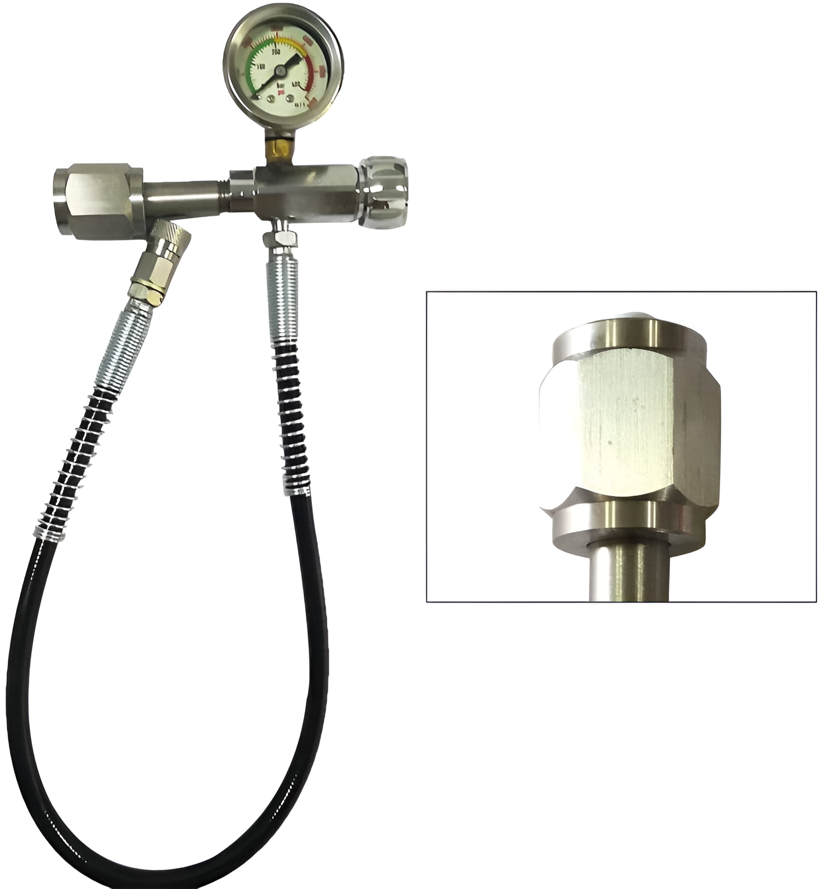 Refill Charging Adapter Air Rifle Paintball PCP SCBA 4500PSI + 60cm ...