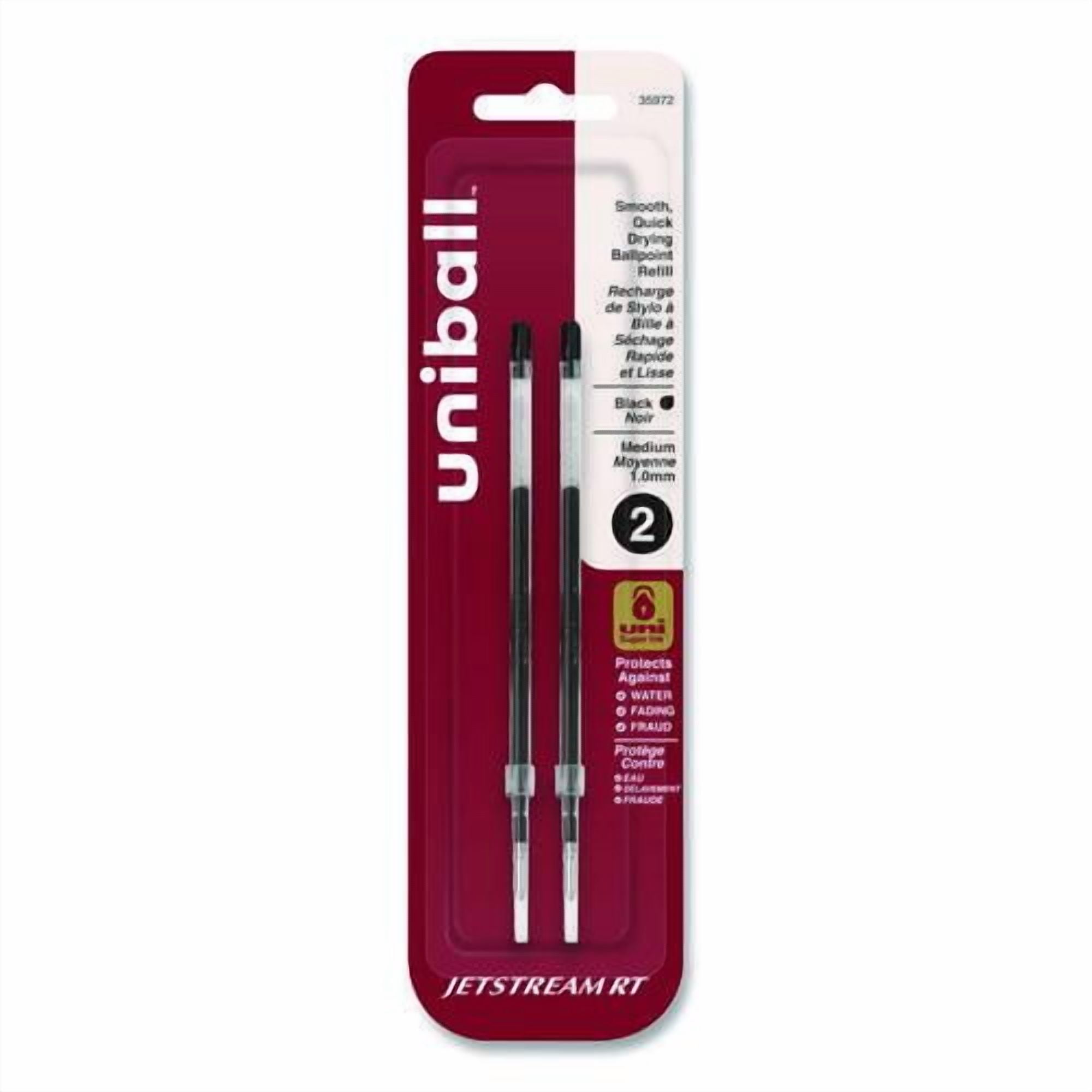 Refill For Jetstream Rt Pens, Bold Conical Tip, Black Ink, 2/pack ...