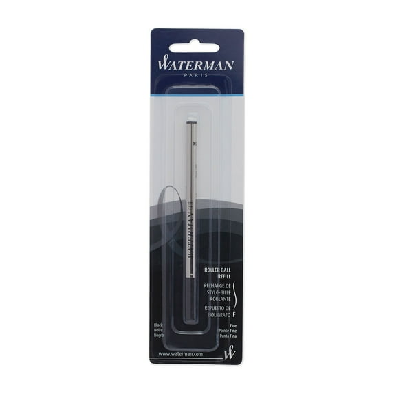 Waterman Rollerball Pen Refill Black Fine (834264) [1964019] - Walmart.com