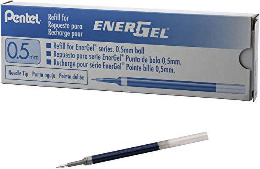 Refill Ink - For EnerGel Gel Pen 0.5mm Needle Tip, Fine,Sky Blue Ink ...