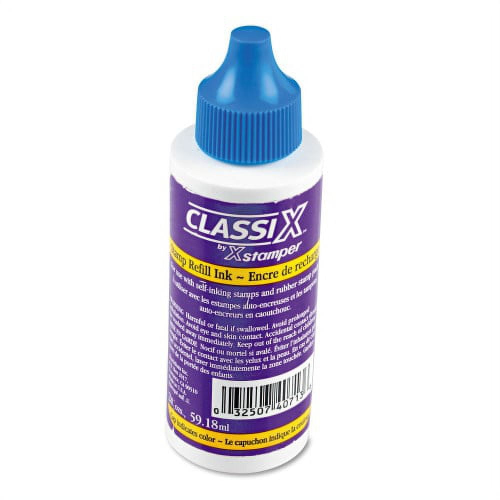 Refill Ink for Classix Stamps, 2 oz Bottle, Blue, Each - Walmart.com
