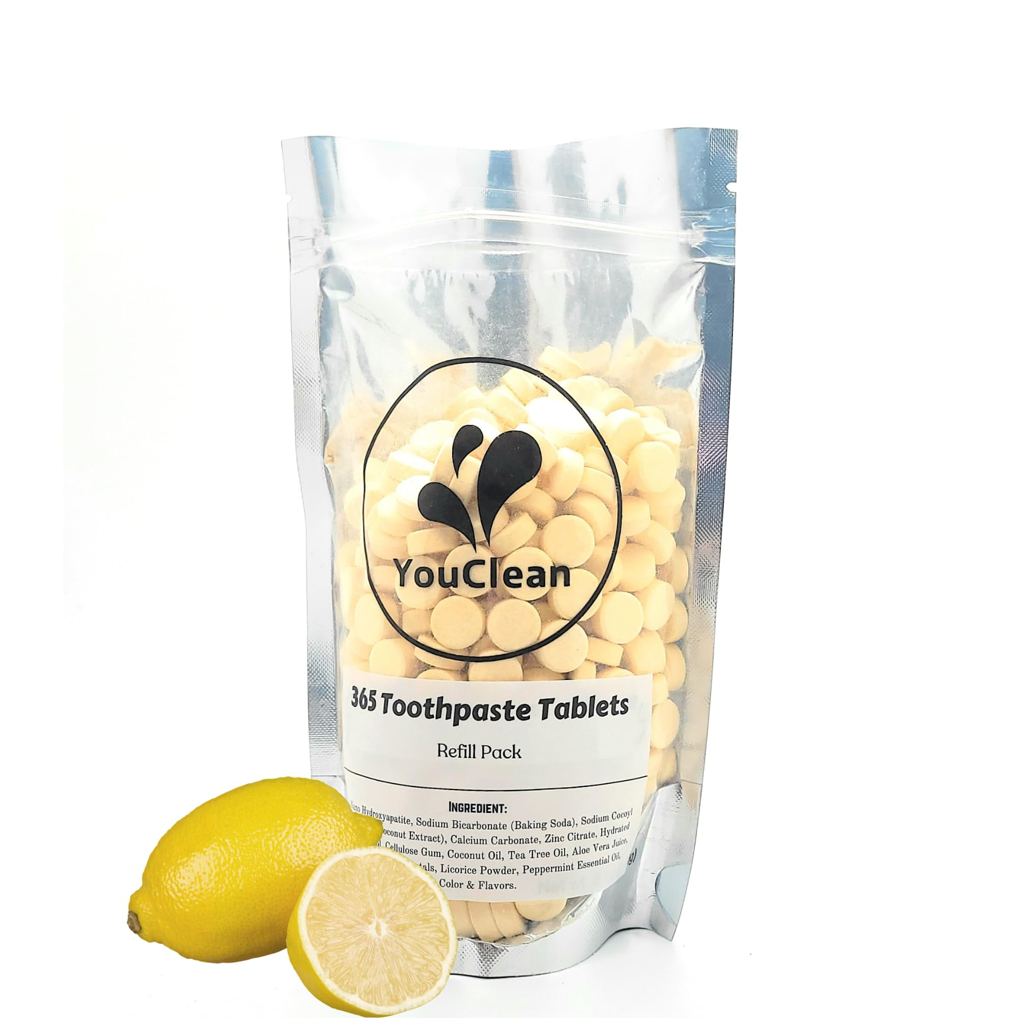 Refill Pack - 365 Toothpaste Tablets - Natural Remineralization ...