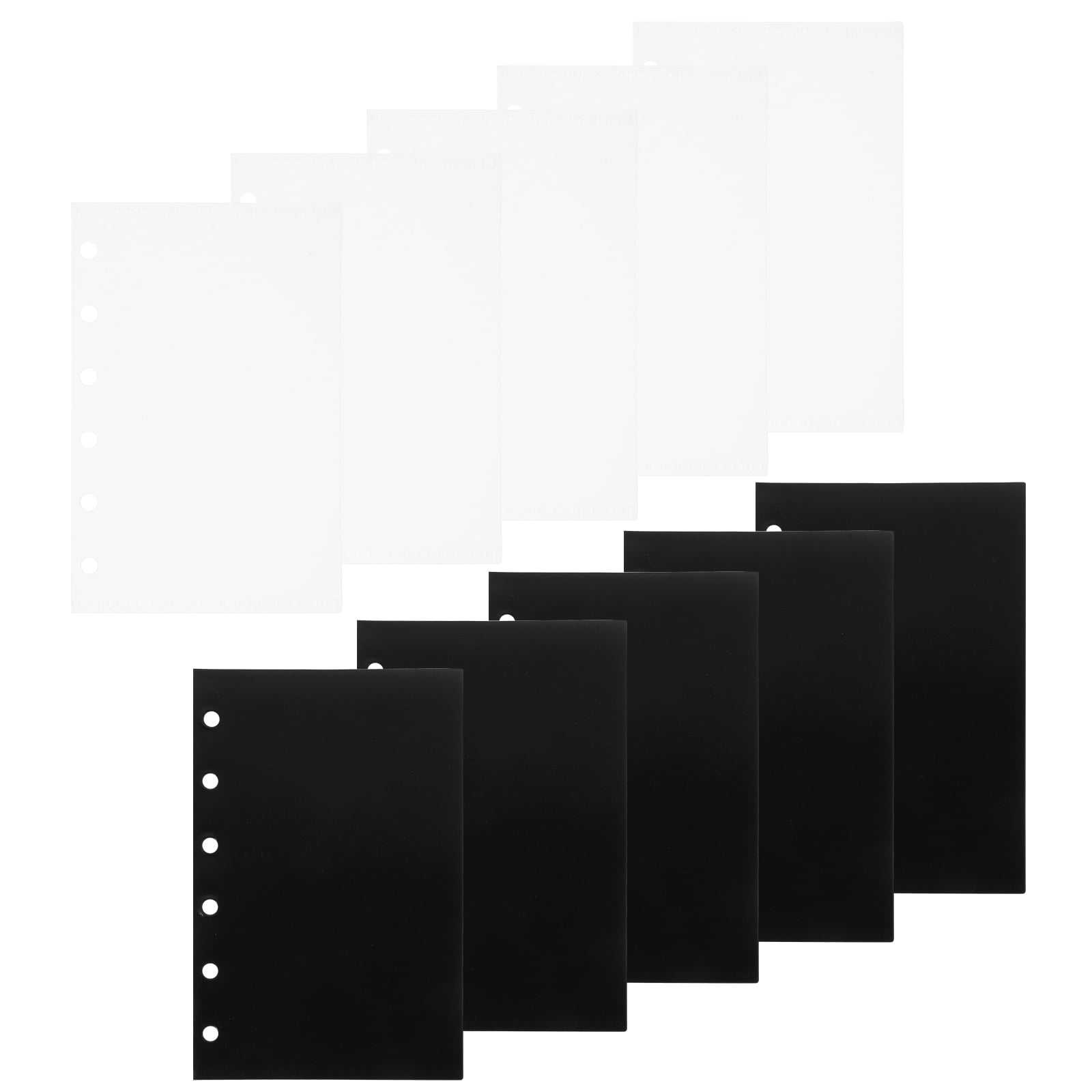 ifundom Transparent Binder Pockets 10 Sheets PP Portable for Document ...