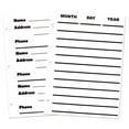 Refill pages for Giant Print Organizer- 50 Sheets - Walmart.com