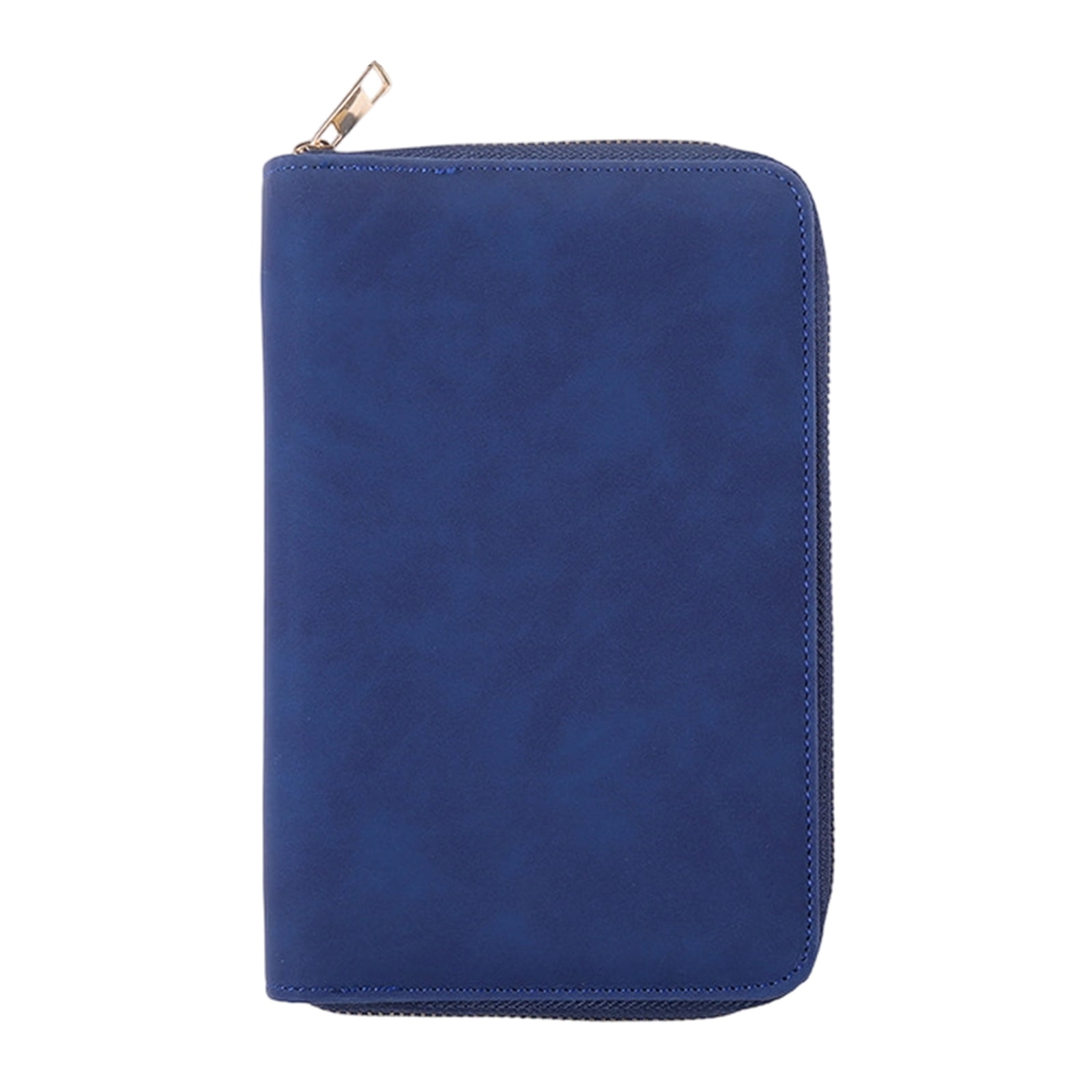 Refillable 6 Rings Binder Leather Notebook Binder Cover with Zippered ...