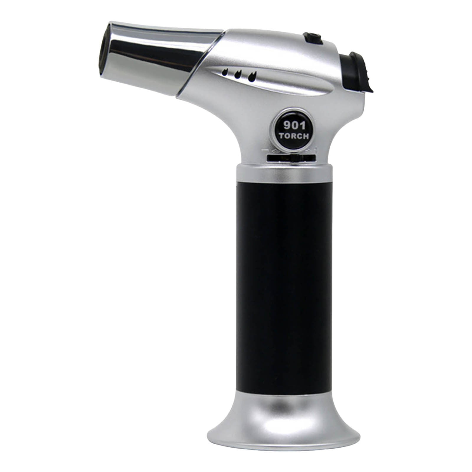 Refillable Butane Torch Lighter with Adjustable Flame, Safety Lock for ...