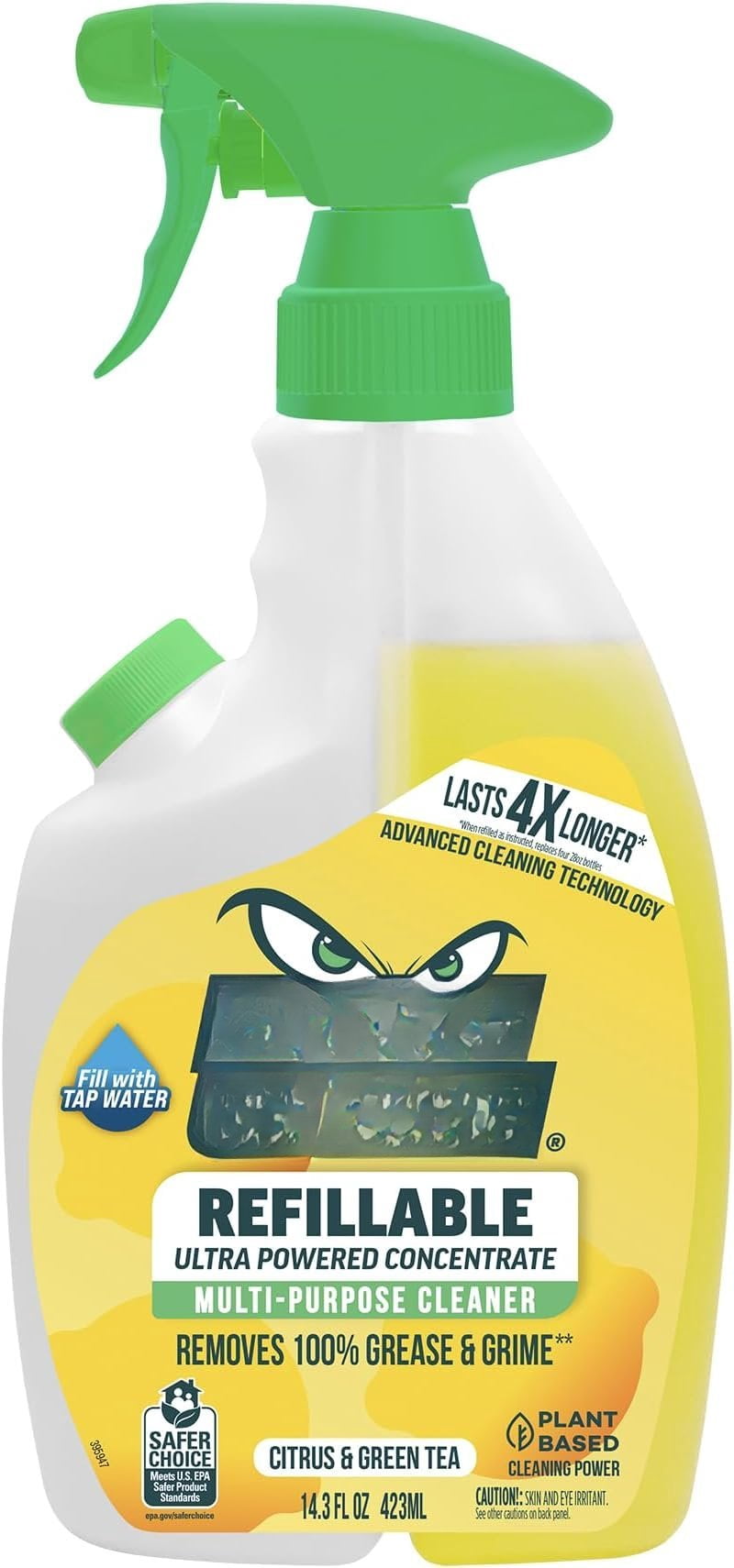 Refillable CONCENTRATE Multi Purpose Cleaner, Citrus & , 14.3 fl oz ...