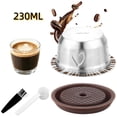 Refillable Coffee Capsule Set, Stainless Steel Reusable Pods Compatible ...