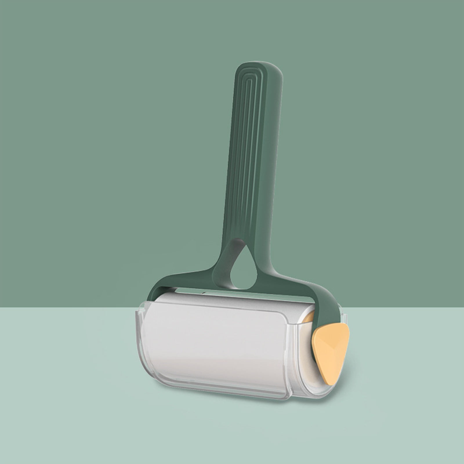 Refillable Lint Roller With Cover, 10cm Wide Sticky Roller for Clothes ...