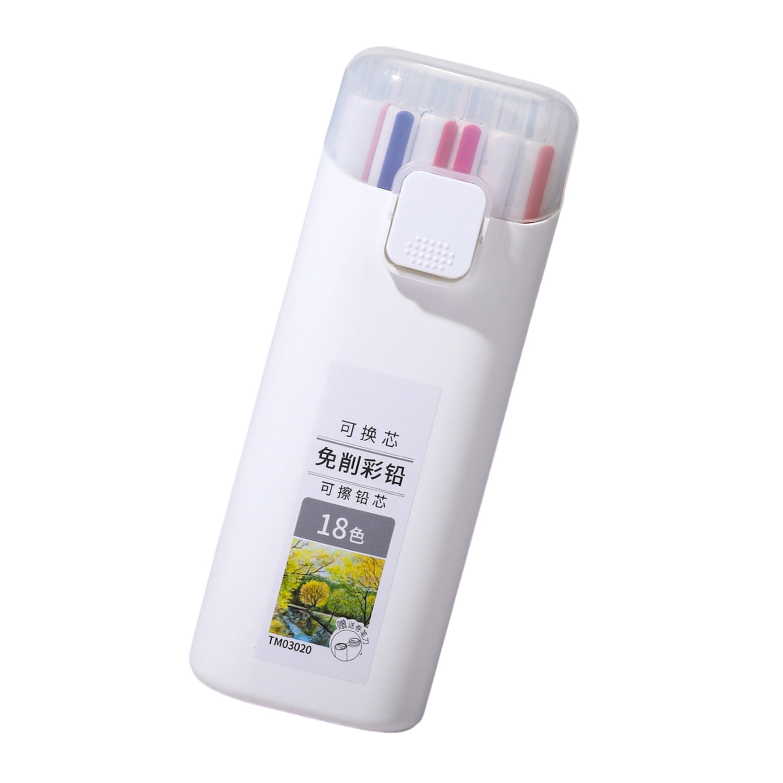 Refillable Retractable Colored Pencils Erasable Colored Pencils 3.0MM ...