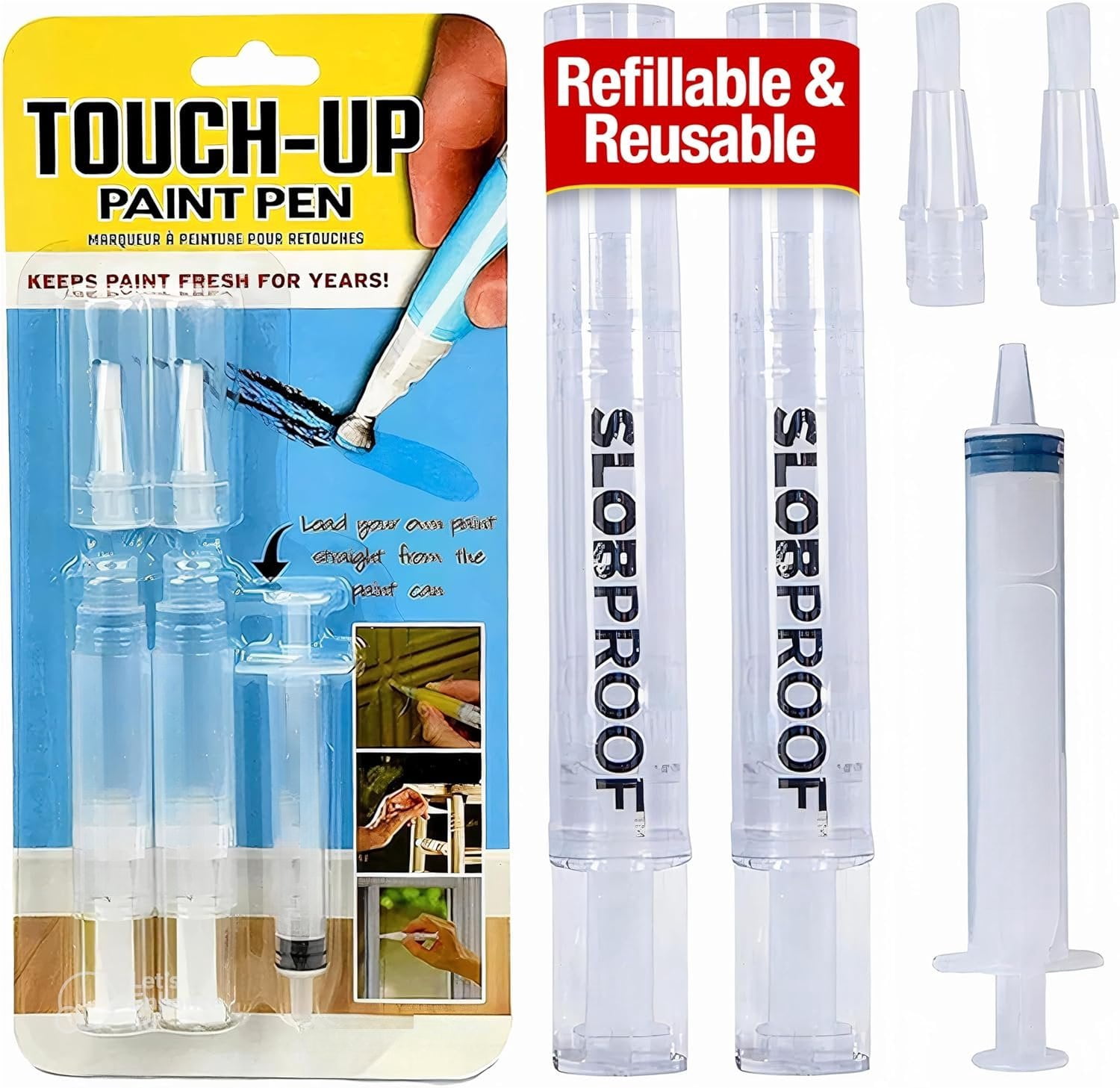 Refillable Touch-Up Pen, Mess-, Wall Repair Tool, Application, DIY ...
