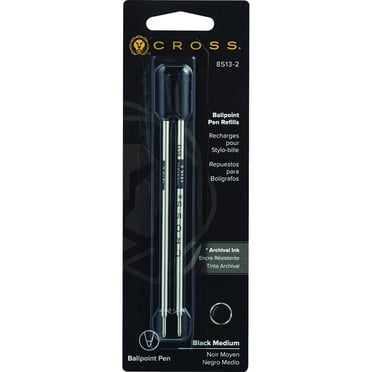 Schmidt 635 Black 4-Pack Mini D1 Ball Point Pen Refills, Medium Tip ...
