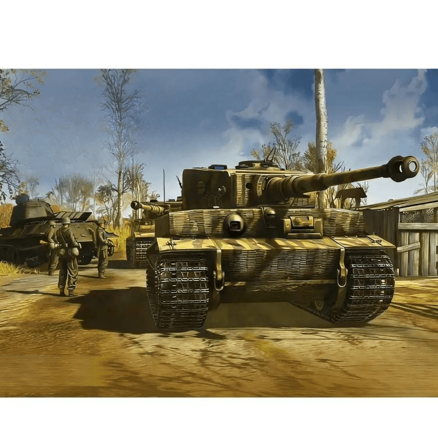 Refine 2003 1/72 Tiger I Sd.Kfz.181 Pz.Kpfw.VI Ausf.E 217 Otto Carius ...