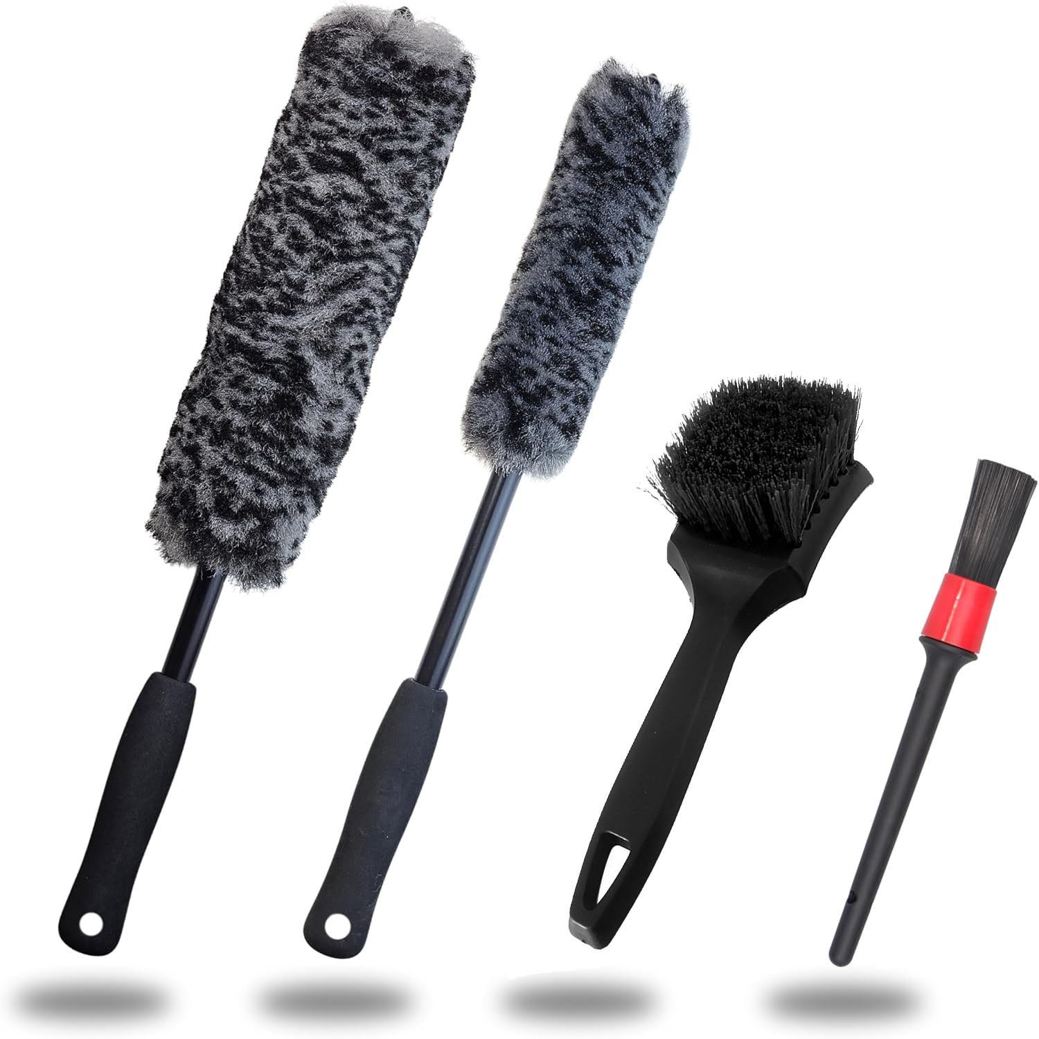 Refined Long Handle Car Wheel Brush Arsenal, Soft Wheel and Rim Brush ...